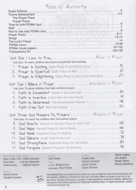 Prayer Power: Teacher Manual (KPH) | PPH