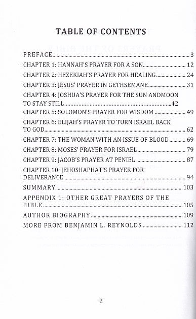 The Ten Greatest Prayers of the Bible | PPH